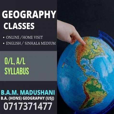 Geography Classes In Sri Lanka