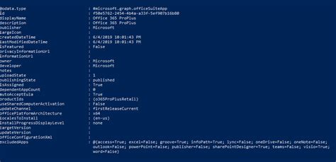 New IntuneMobileApp For Office Issue Microsoft Intune PowerShell SDK GitHub