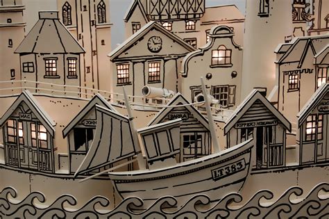 Diorama Model Behance