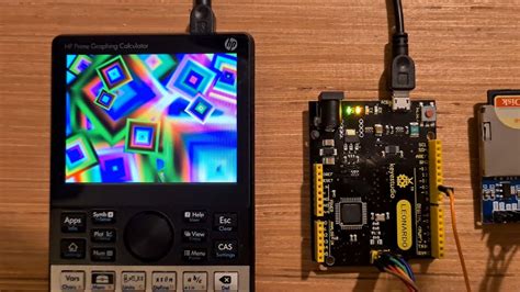 copying files from sd card to hp prime via arduino leonardo displaying