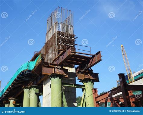 The Mega Infrastructure Structure Is Under Construction Editorial Image