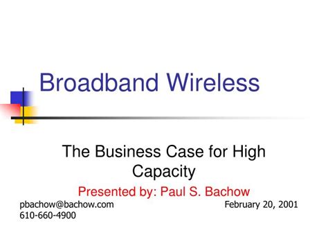PPT Broadband Wireless PowerPoint Presentation Free Download ID 6644146
