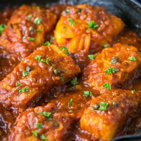 Cod In Tomato Sauce Fish In Tomato Sauce Recipe