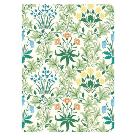 William Morris Celandine Handmade Embroidered Journal By Galison Book