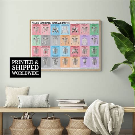 Lymphatic Drainage Poster Etsy Uk
