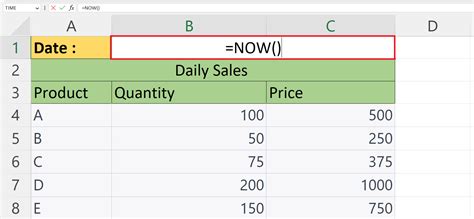 How To Get A Date To Automatically Update In Microsoft Excel SpreadCheaters