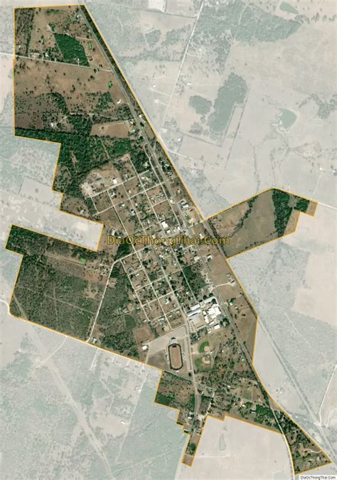 Map Of Iola City Texas Thong Thai Real