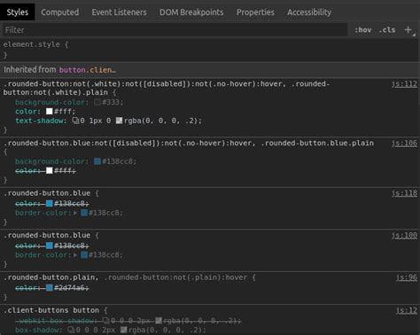 html botões não mudam a cor stack overflow em português