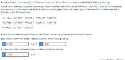 Solved Please Use The Accompanying Excel Data Set Or