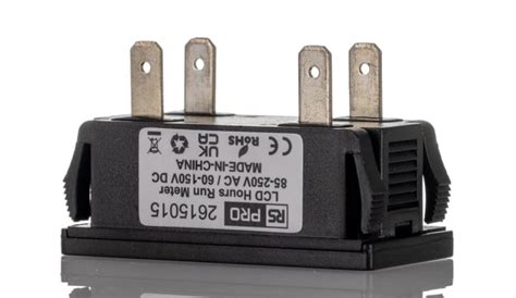 RS PRO RS PRO Counter Digital Hour Meter Digital Counter 6 Digit 60Hz 250 V 261 5015