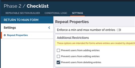 Dispatching With Repeatable Sections A Workflow Guide From Professional Services General