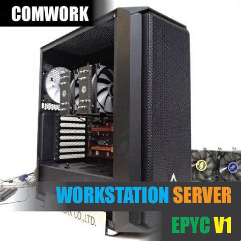 คอม 64 เธรด ซีพียู Amd Epyc 7551p เมนบอร์ด Supermicro แรม 32gb 256gb M 2 Nvme Server