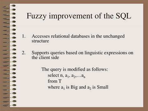 ppt fuzzy sql for statistical databases powerpoint presentation free