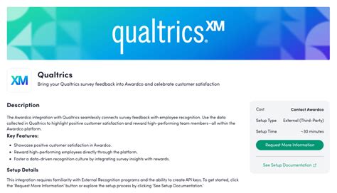 Awardco Integration Qualtrics Marketplace