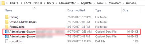 How To Find Outlook Ost File Location In Windows 1110