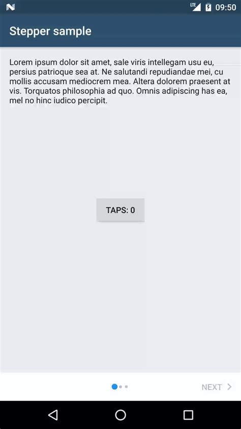 Android Material Stepper Sample Code And Directory Of Libraries For