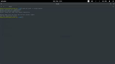 Git Problemas Ao Fazer Push Para Repositório Remoto Github Stack