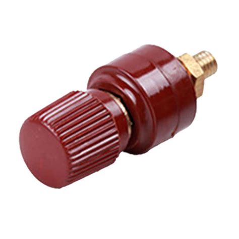 Wendyz 1pc 200a Binding Post M8 Thread 555 Type Brass Binding Post For Welding Machines