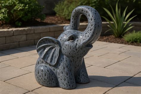 Latitude Run® Ceramic 12 Tall Elephant Statue Wayfair Canada