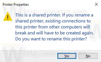 Rename Printer In Windows