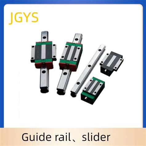 Cnc Machine Parts Running Smoothly Hiwin Hgh20 Linear Guide Rail 3000mm Slide Block Bearing