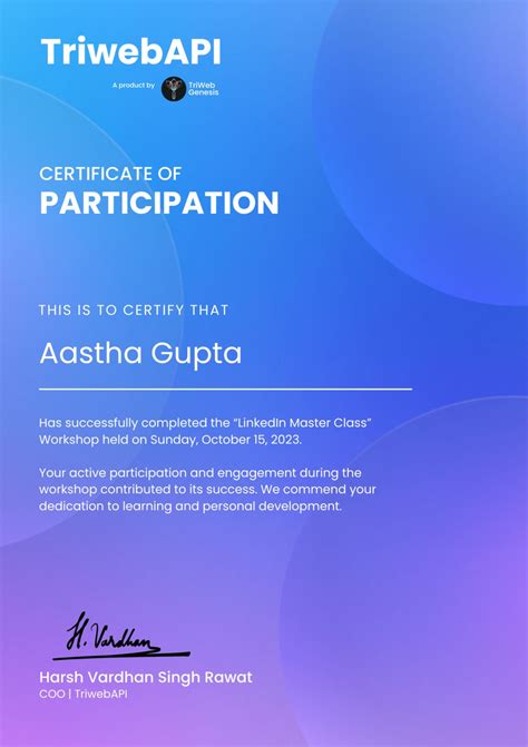 Aastha Gupta On Linkedin Internship Triwebapi Triwebapi Triwebgenesis Triweblearning