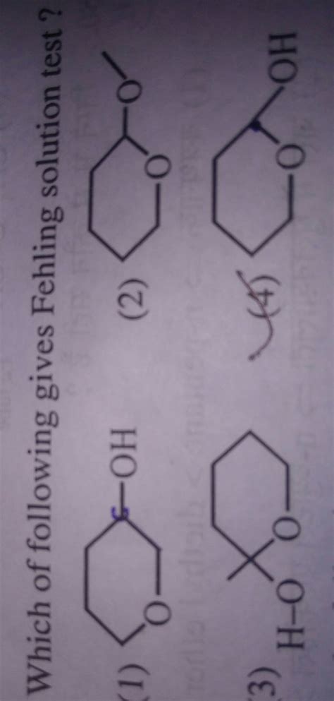Which Of The Following Give Positive Fehling`s Test Please Also Give Askiitians