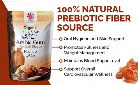 Savannah Soul Arabic Gum Hashab Pieces 150g 100 Natural Acacia