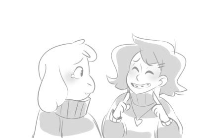 Are Chara And Asriel Giving Each Other Thumbs Tumbex