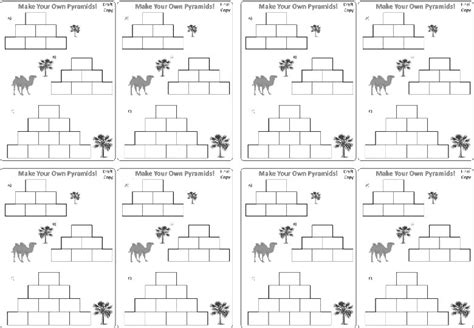2 Digit Integers Adding Subtracting Pyramids Worksheets Increase