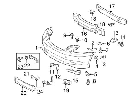 Bumper And Components Front For 2006 Lexus Gs300 Longo Lexus Parts