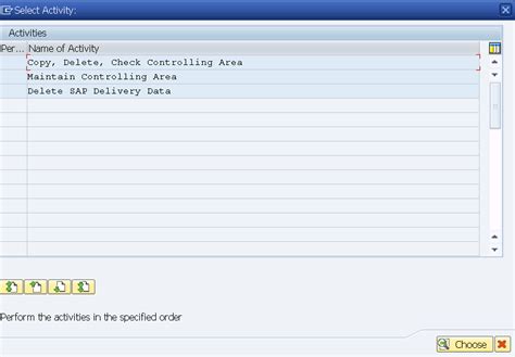 SAP CO Controlling Area Setup