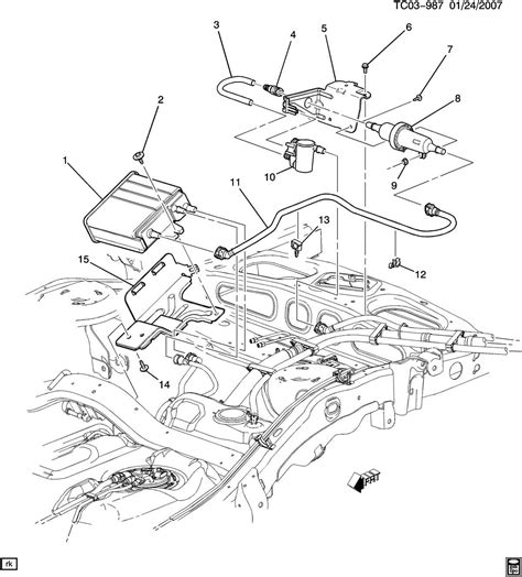 Exploring The 2007 Chevy Suburban Evap Connector Vent Parts Diagram