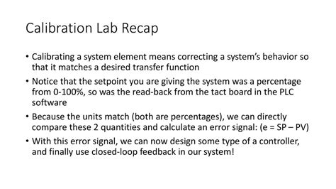 Electronic Control Systems Week 7 Closed Loop Control Ppt Download