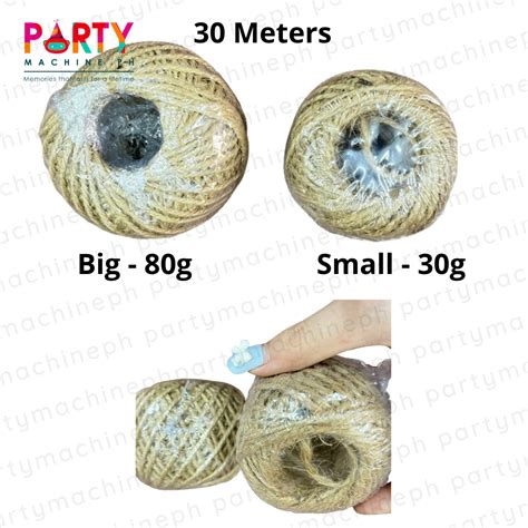 30m Jute String Kraft Twine String Makapal Local Jute String Local Abaca String Lazada Ph