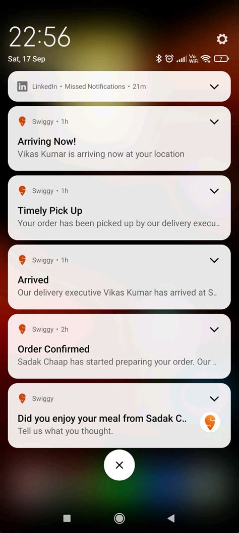 Dear Swiggy Sending 5 Notifications For 1 Order Is Not The Best User… Kaushal Nagarsheth 10