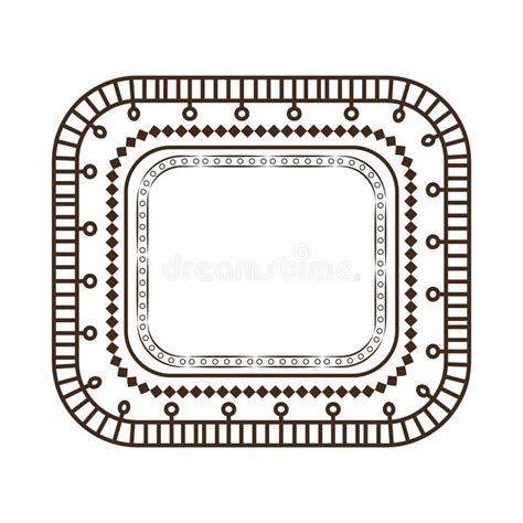 Floral Cute Frame Decorative Stock Illustration Illustration Of Element Retro 84368610