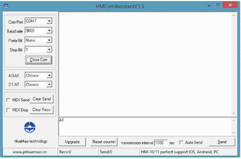 upgrading firmware to hm 10 cc2541 ble 4 0