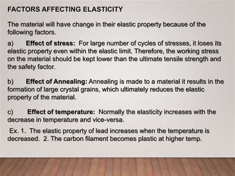 Introduction To Elasticity Of Materials Pptx Geology Science