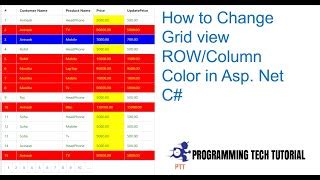 How To Change Gridview Row Color Based Condition In C Tk Code Mp3 Mp4 Download Tubidy Skin
