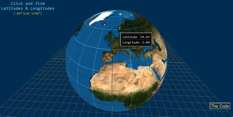 click and find latitudes and longitudes showcase three js forum