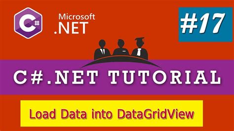 c tutorial in hindi how to load data into datagridview part 17