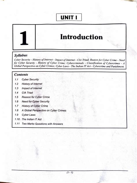 Unit 1 Cyper Security Pdf