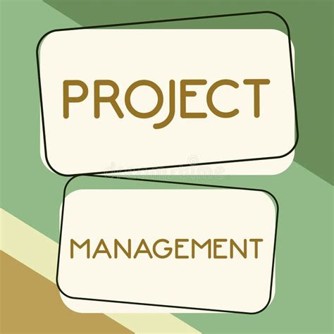 Hand Writing Sign Project Managementapplication Process Skills To Achieve Objectives And Goal