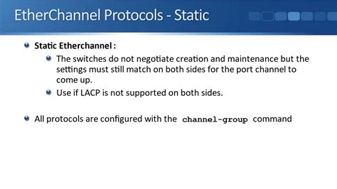 Cisco EtherChannel Protocols And Configuration FlackBox