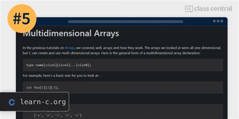 10 Best Free C Programming Courses To Take In 2023 — Class Central