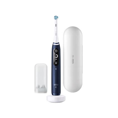 Set Periute De Dinti Electrice Oral B Io Series 7 Blue Sapphire Alabastru 4x Reserva