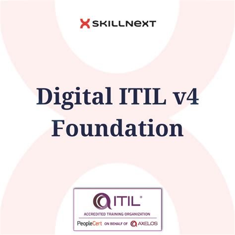 Digital Itil V4 Foundation Elearning Itiltutor