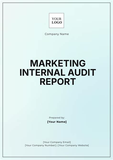 Free Stock Audit Report Template To Edit Online