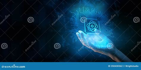 Quantum Computing Concept Revolutionizing Information Processing Illustrated On A Processor